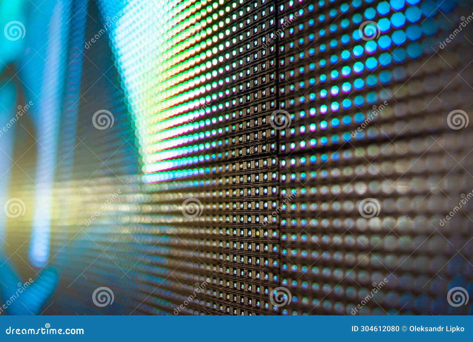 Large LED Screen Dots. Stage Screen Stock Illustration - Illustration ...