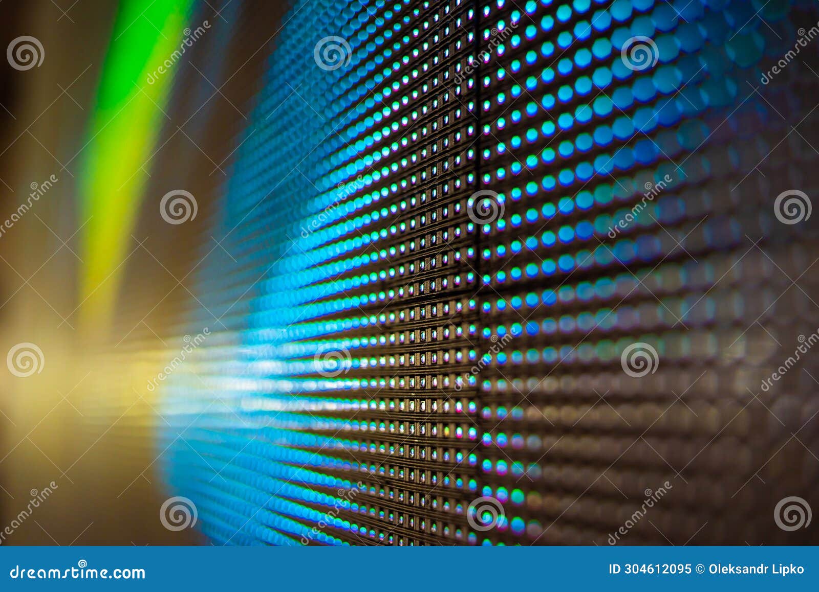 Large LED Screen Dots. Stage Screen Stock Image - Image of design ...