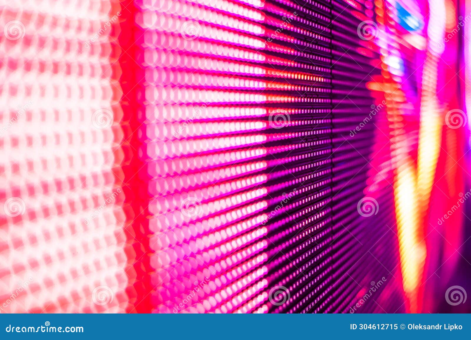 Large LED Screen Dots. Stage Screen Stock Image - Image of television ...