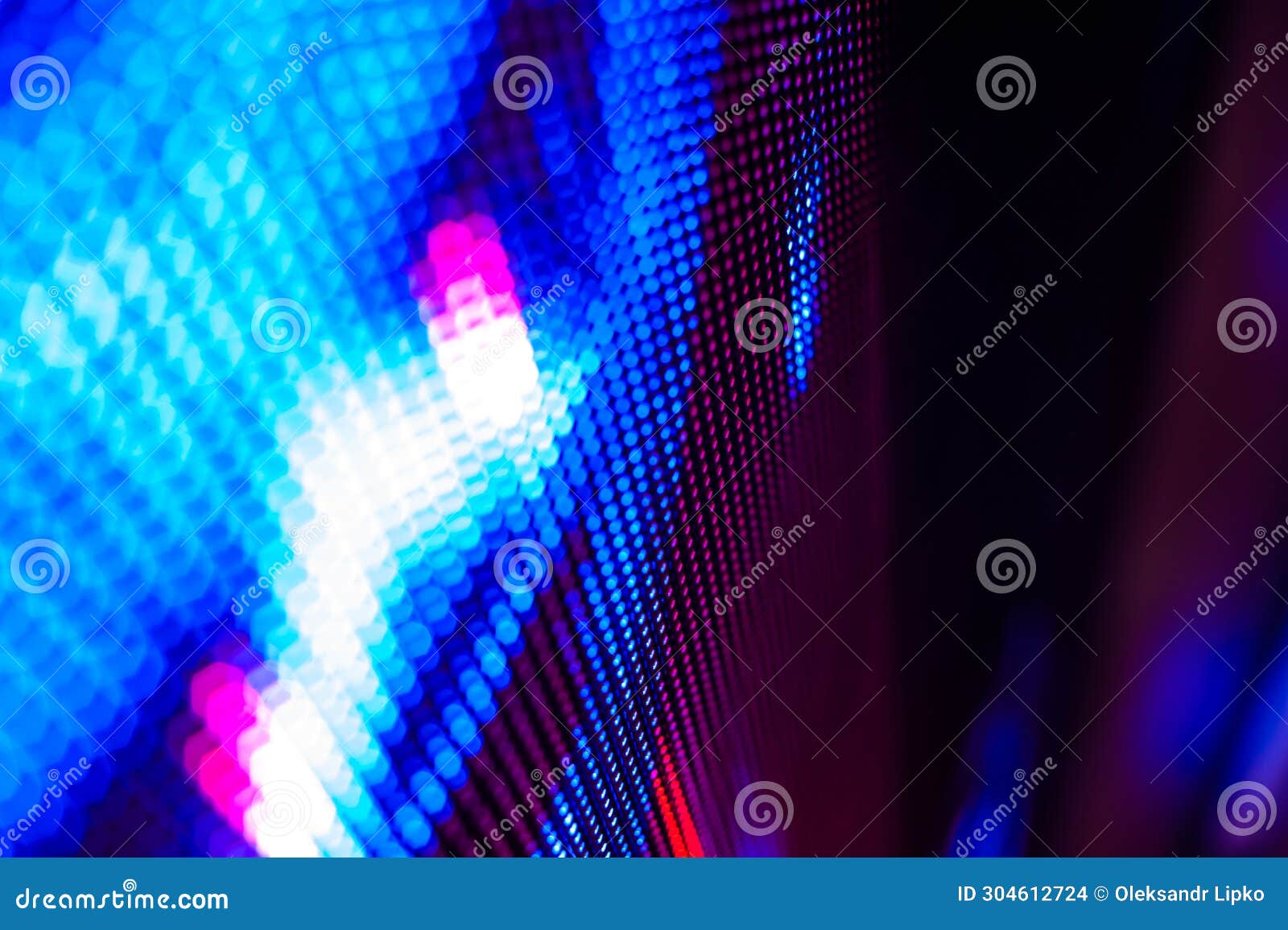 Large LED Screen Dots. Stage Screen Stock Photo - Image of abstract ...