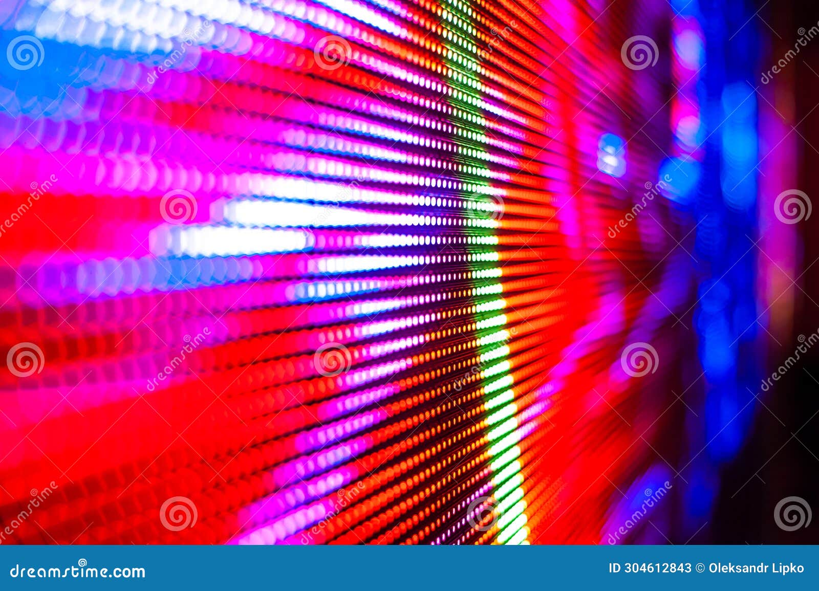 Large LED Screen Dots. Stage Screen Stock Illustration - Illustration ...
