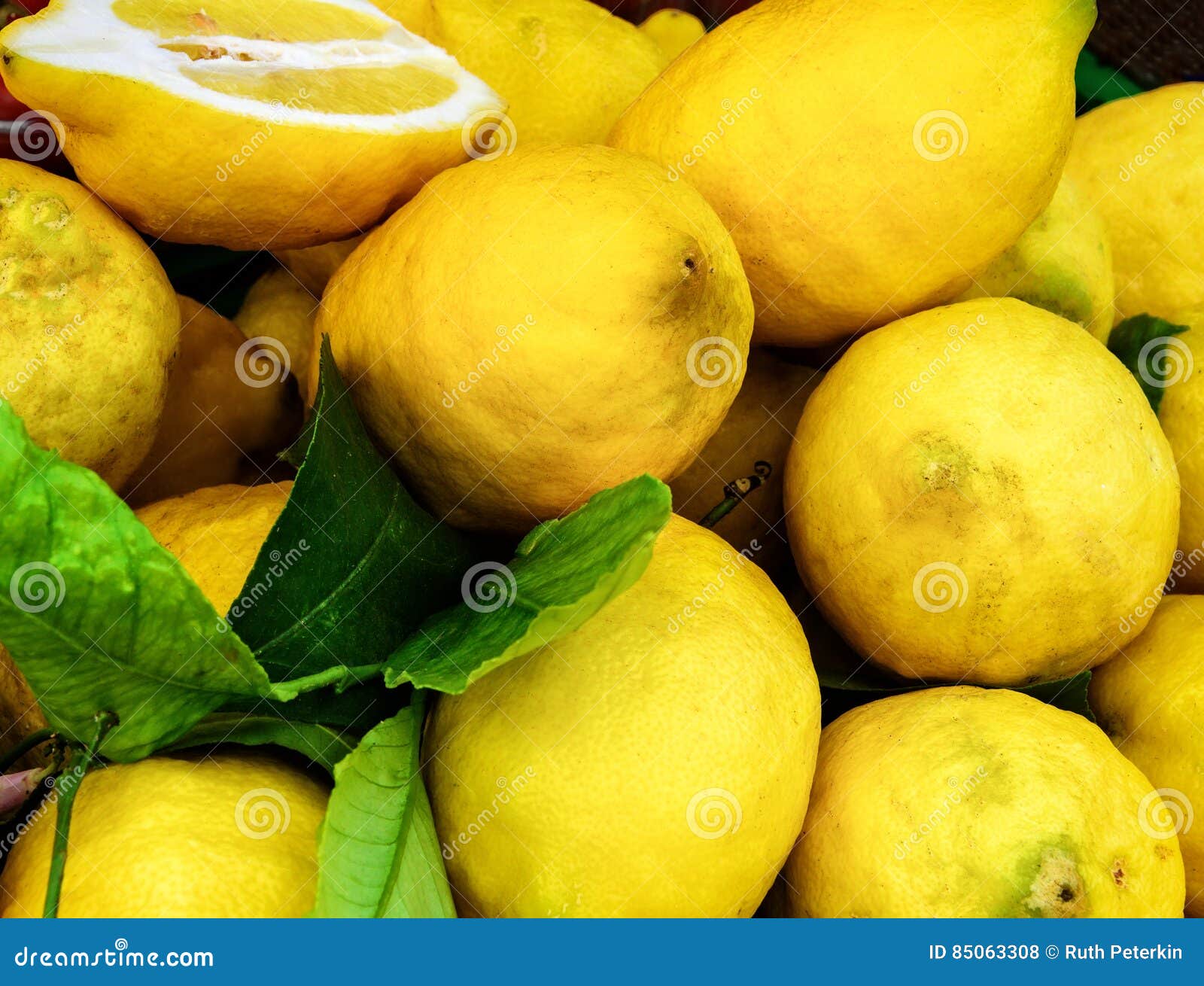 Large Lemons stock photo. Image of vitamin, healthy, food - 85063308