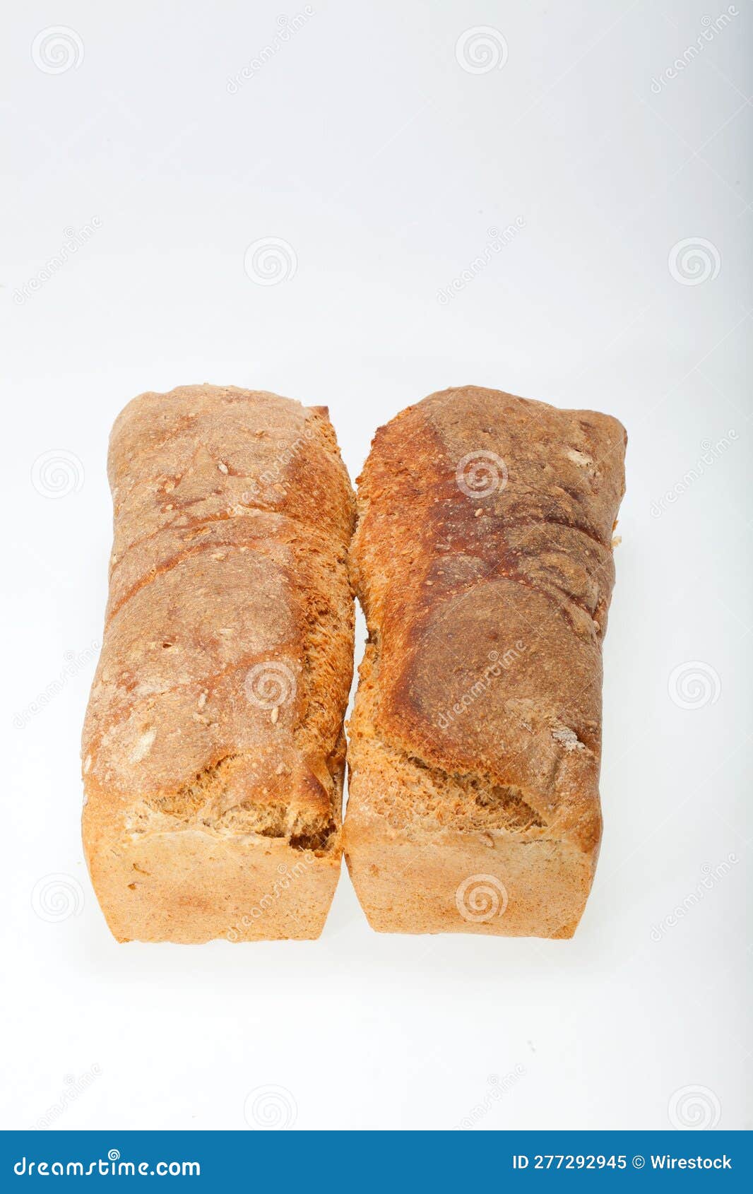 Large Loaves of Bread Traditionally Roasted Stock Image - Image of ...