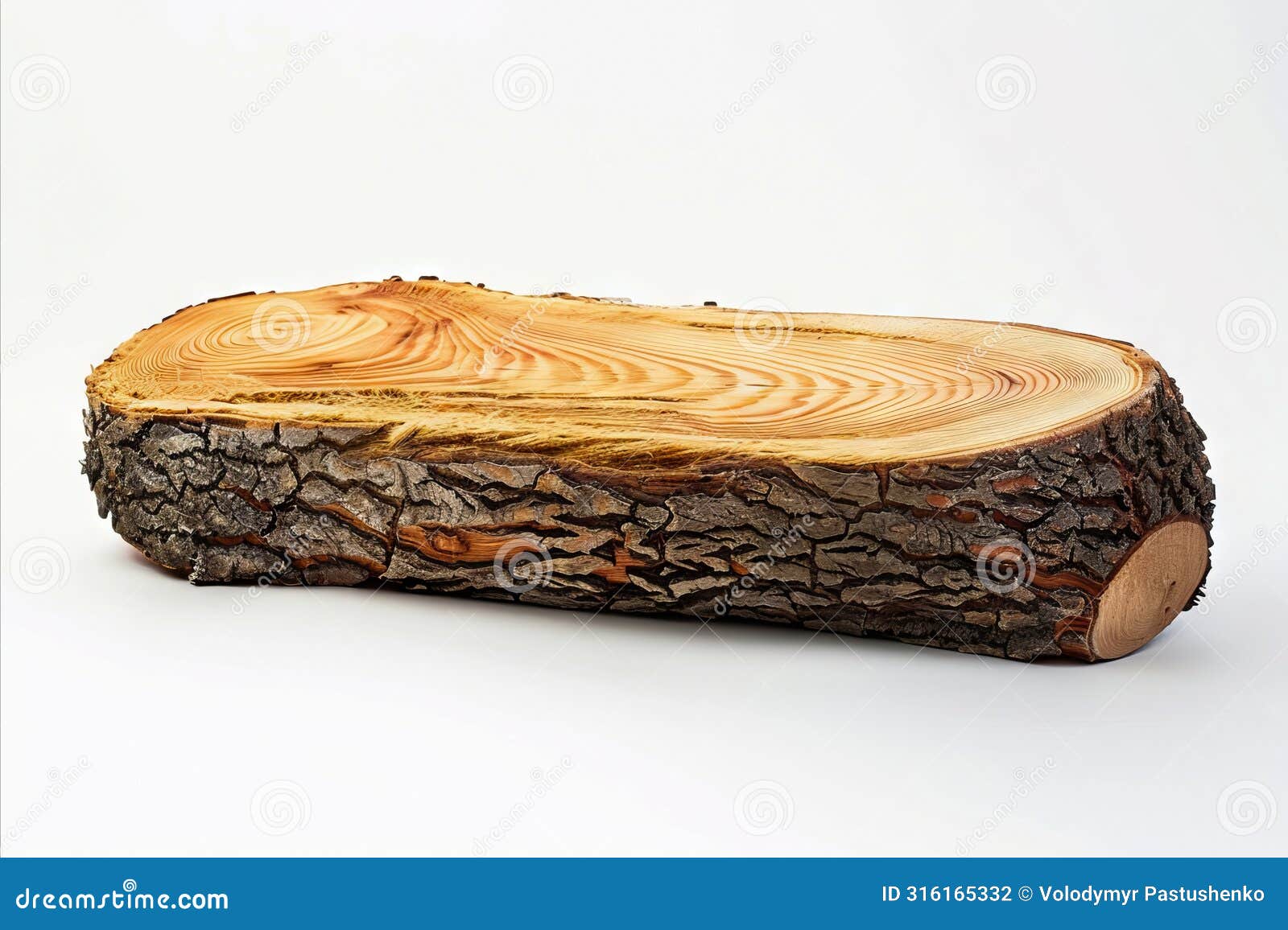 A Large Log with a Wood Grain on it Stock Photo - Image of large, wood ...