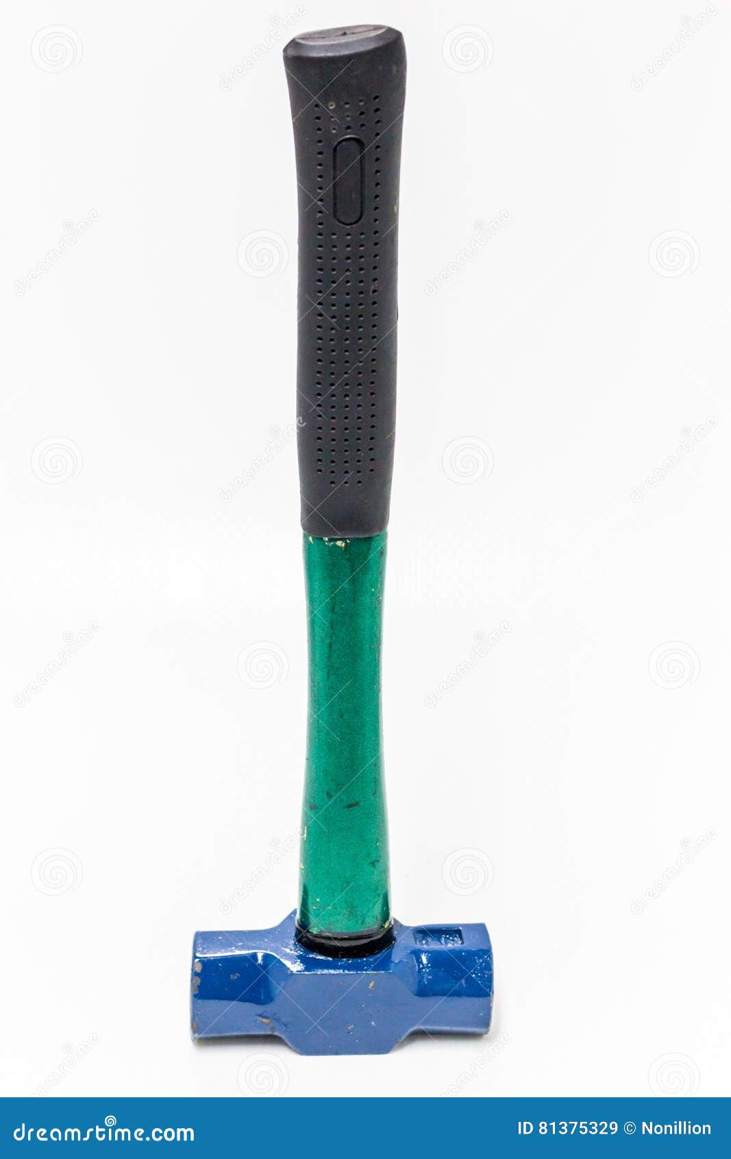 Large Lump Blue Hammer Steel Stock Image - Image of steel, workbench ...