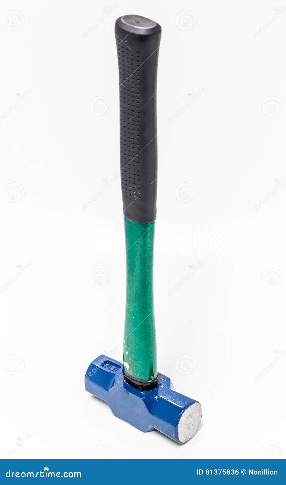 Large Lump Blue Hammer Steel Stock Photo - Image of hammer, tool: 81375836