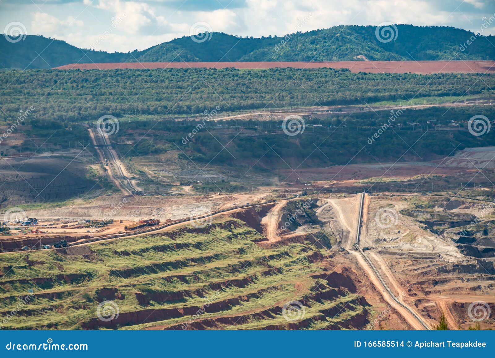 Large machinery workspace stock photo. Image of black - 166585514