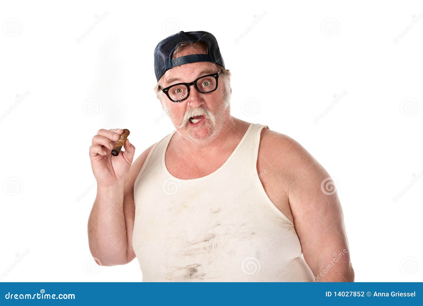 Large man in shock stock photo. Image of glasses, eccentric - 14027852