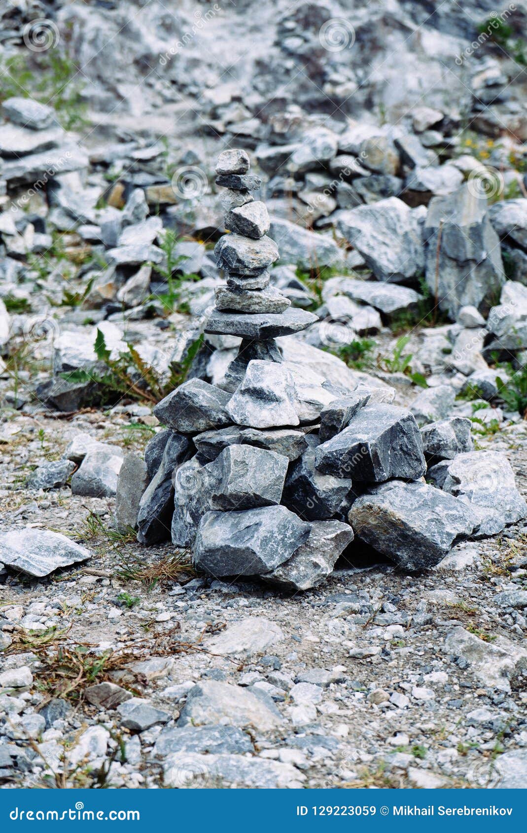 Large Marble Rock in the Forest Stock Image - Image of scenic, bottom ...