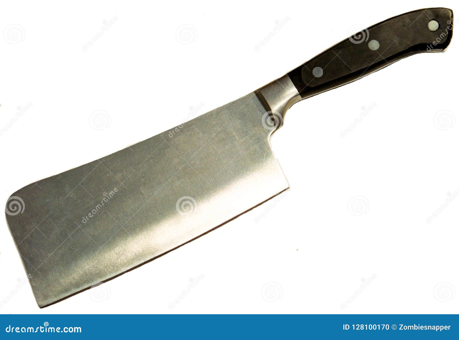 Kitchen Knife -Meat Cleaver, Cooking Utensil Stock Photo - Image of ...