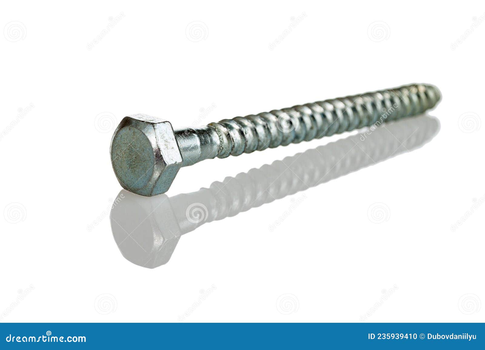 Large Metal Bolt, Self-tapping Screw, Screw, with a Sharp Threaded ...