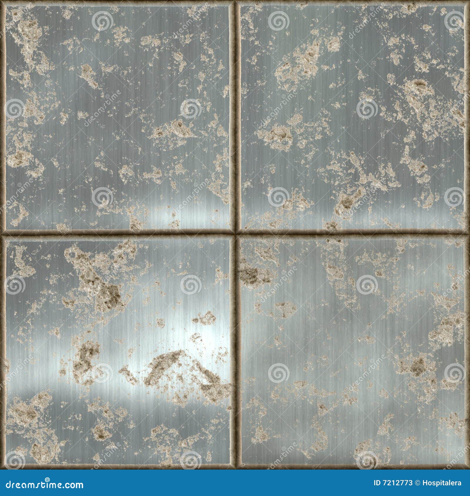 Large metal plates rusty stock illustration. Illustration of battered ...