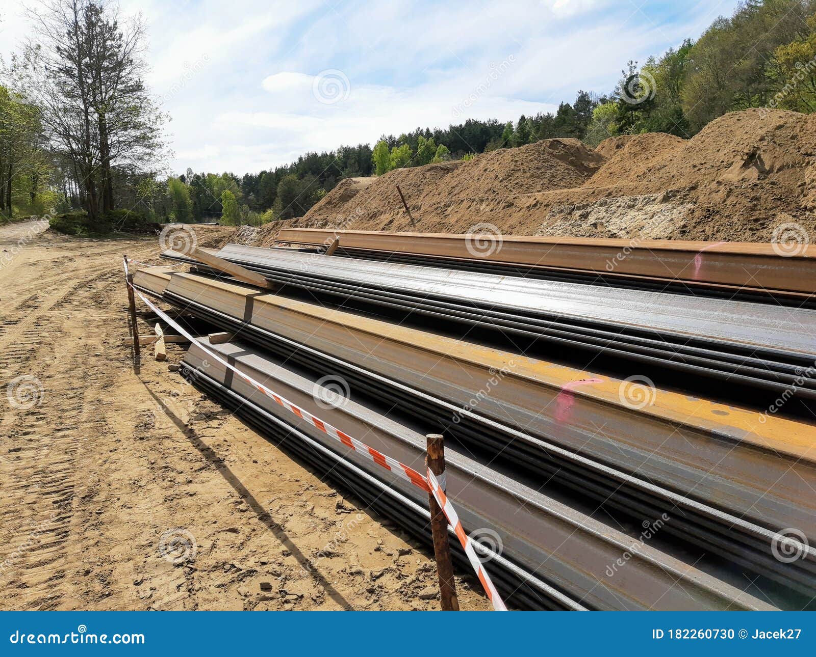 Large Metal Structures for the Construction of the Viaduct and Highway ...