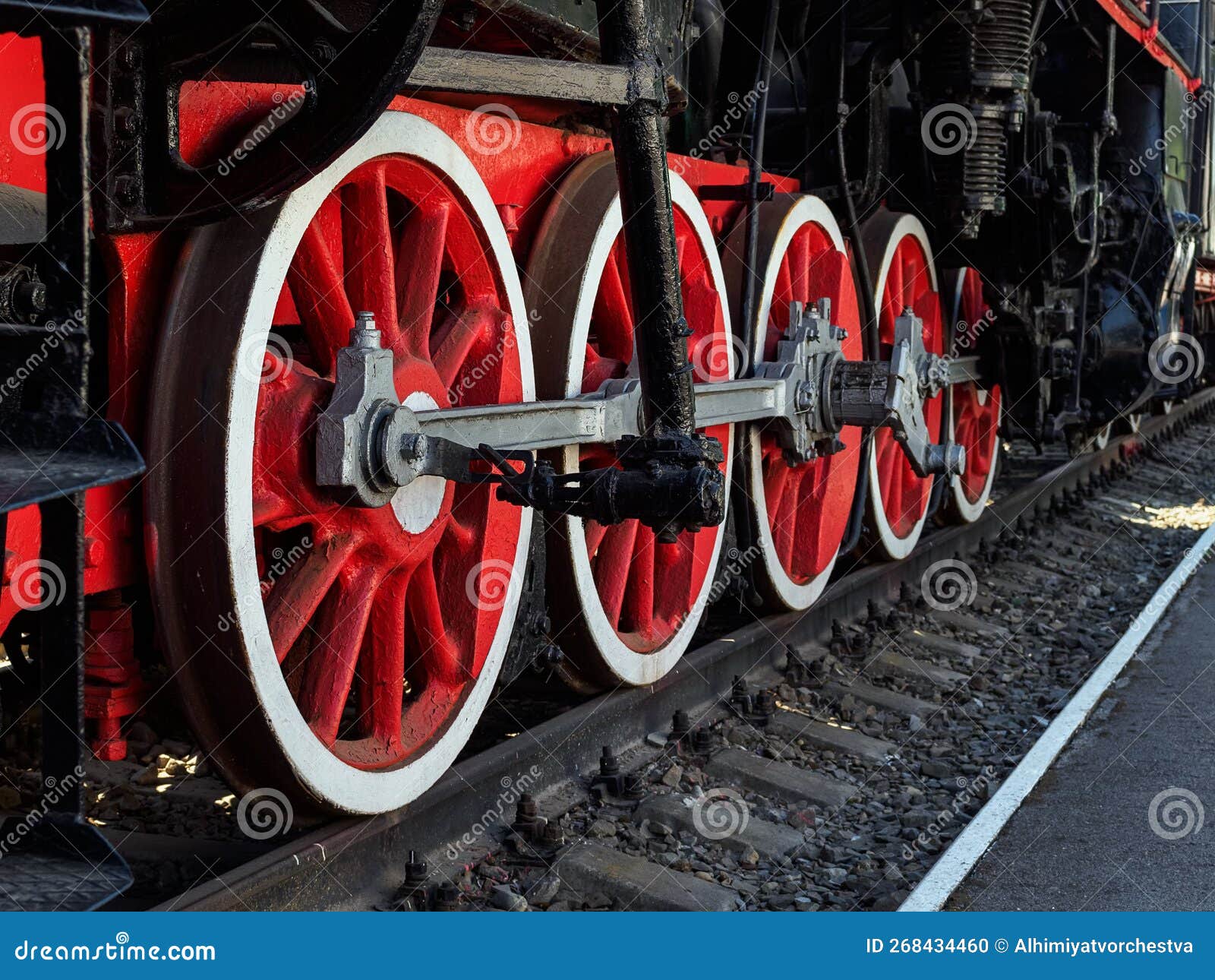 Metal Wheels of an Old Train Stock Photo - Image of antique ...