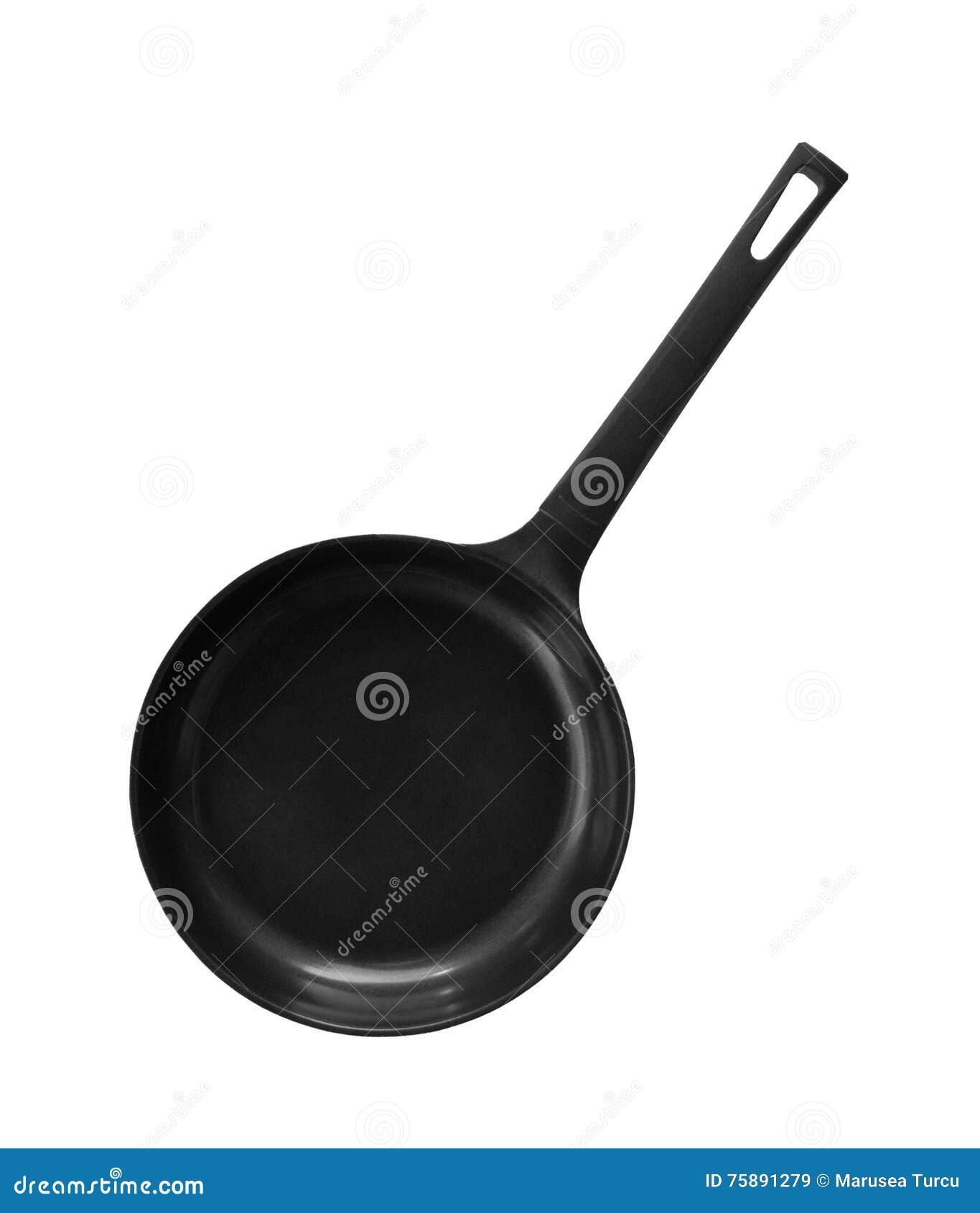 Large metalf frying pan stock image. Image of individual - 75891279