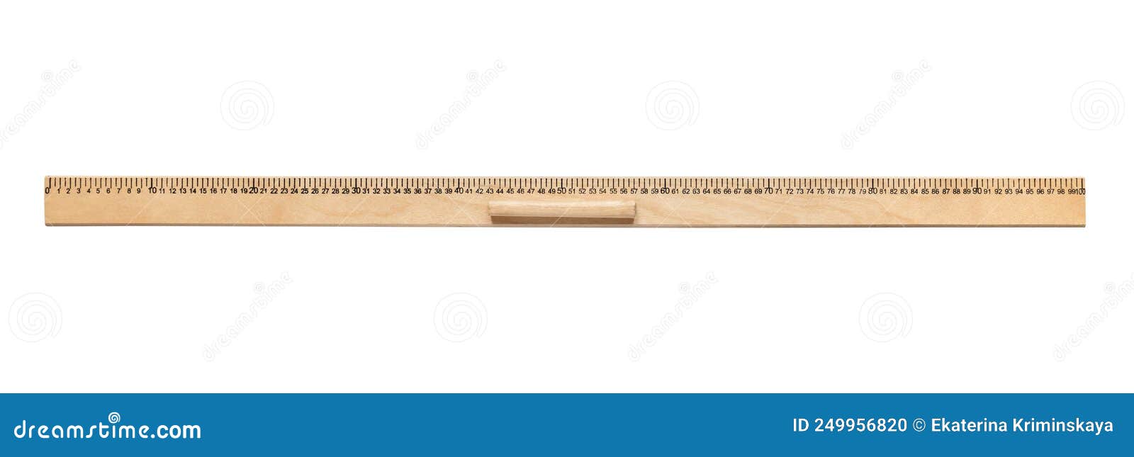Large Metric Wooden Ruler Cutout on White Stock Photo - Image of cutout ...