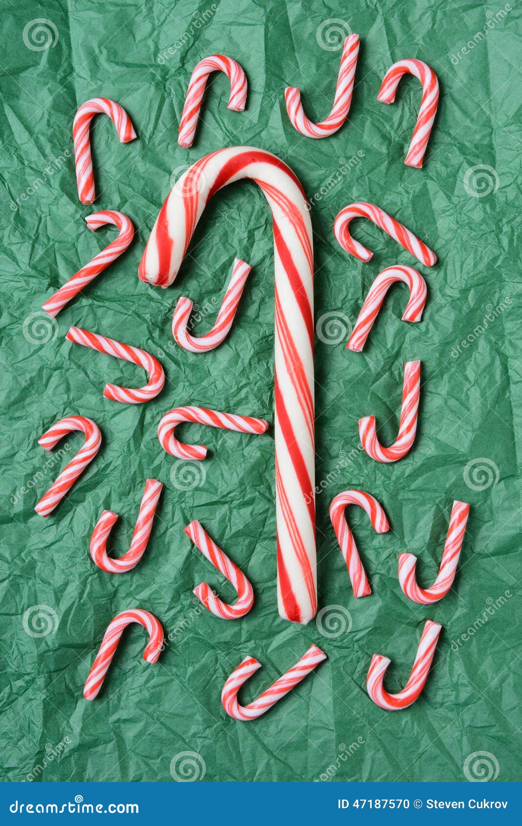 Large and Mini Candy Canes stock photo. Image of minty - 47187570