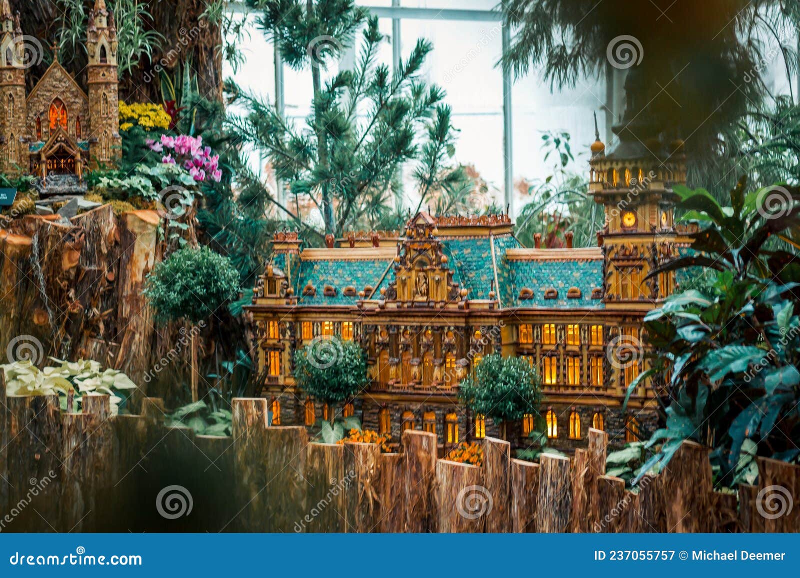 Large Model Building on a Train Display Editorial Photography - Image ...