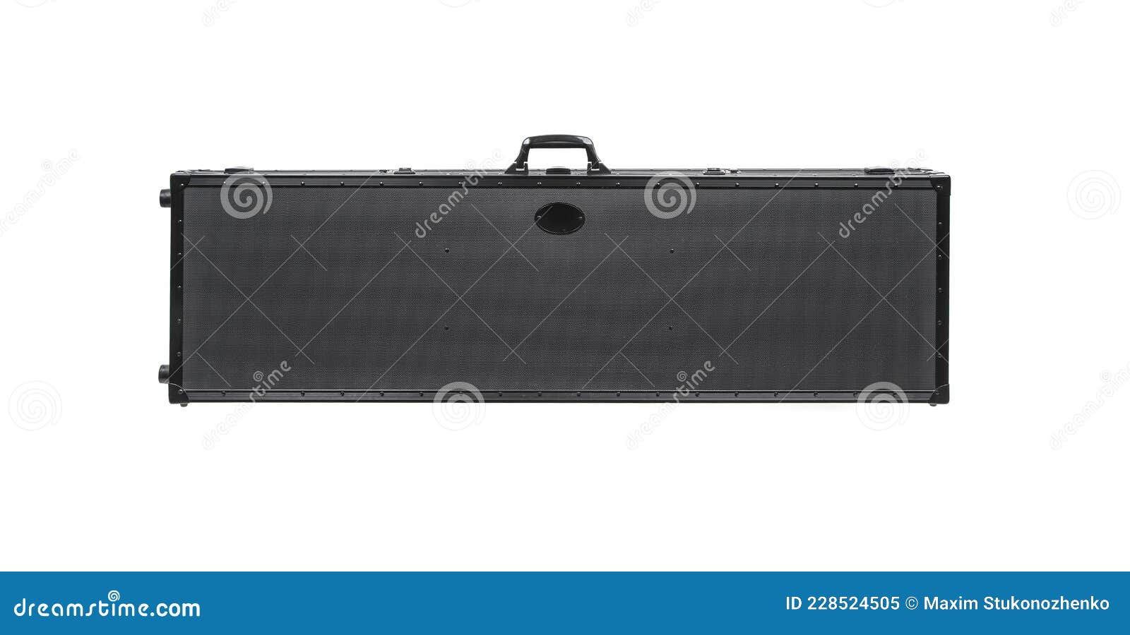 Large Modern Black Case for Storing and Transporting Weapons. Suitcase ...