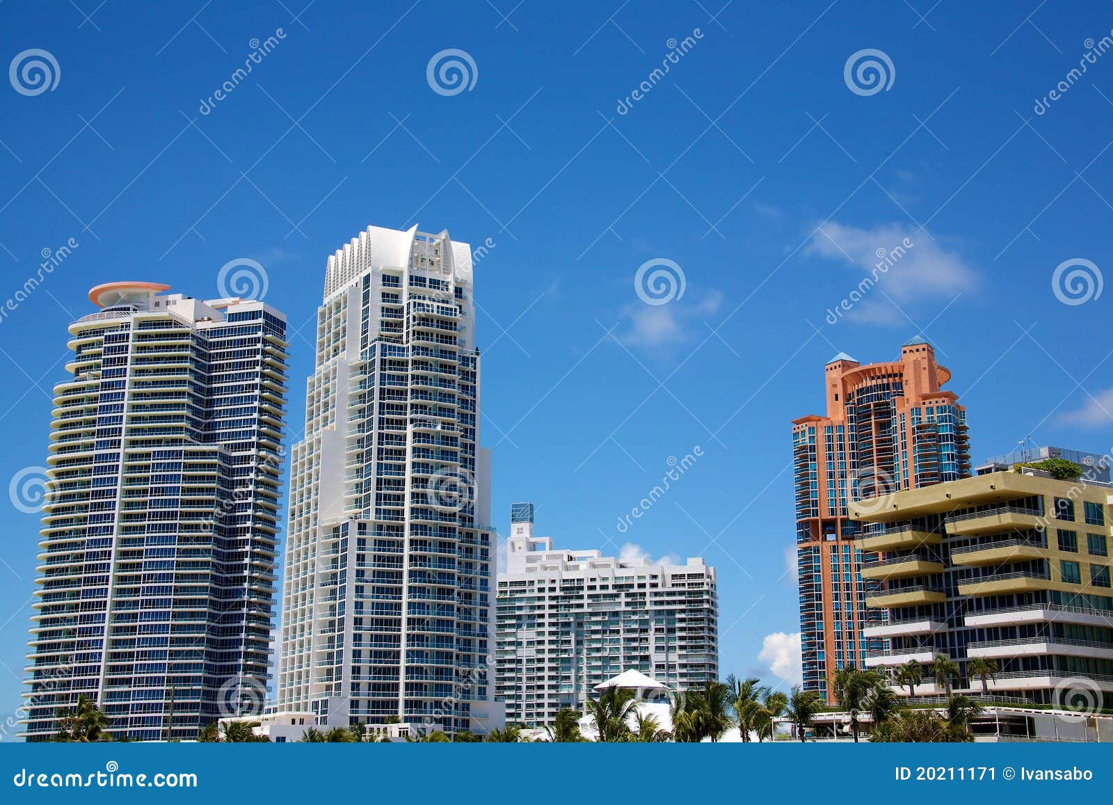 Large modern buildings stock image. Image of blue, skyline - 20211171