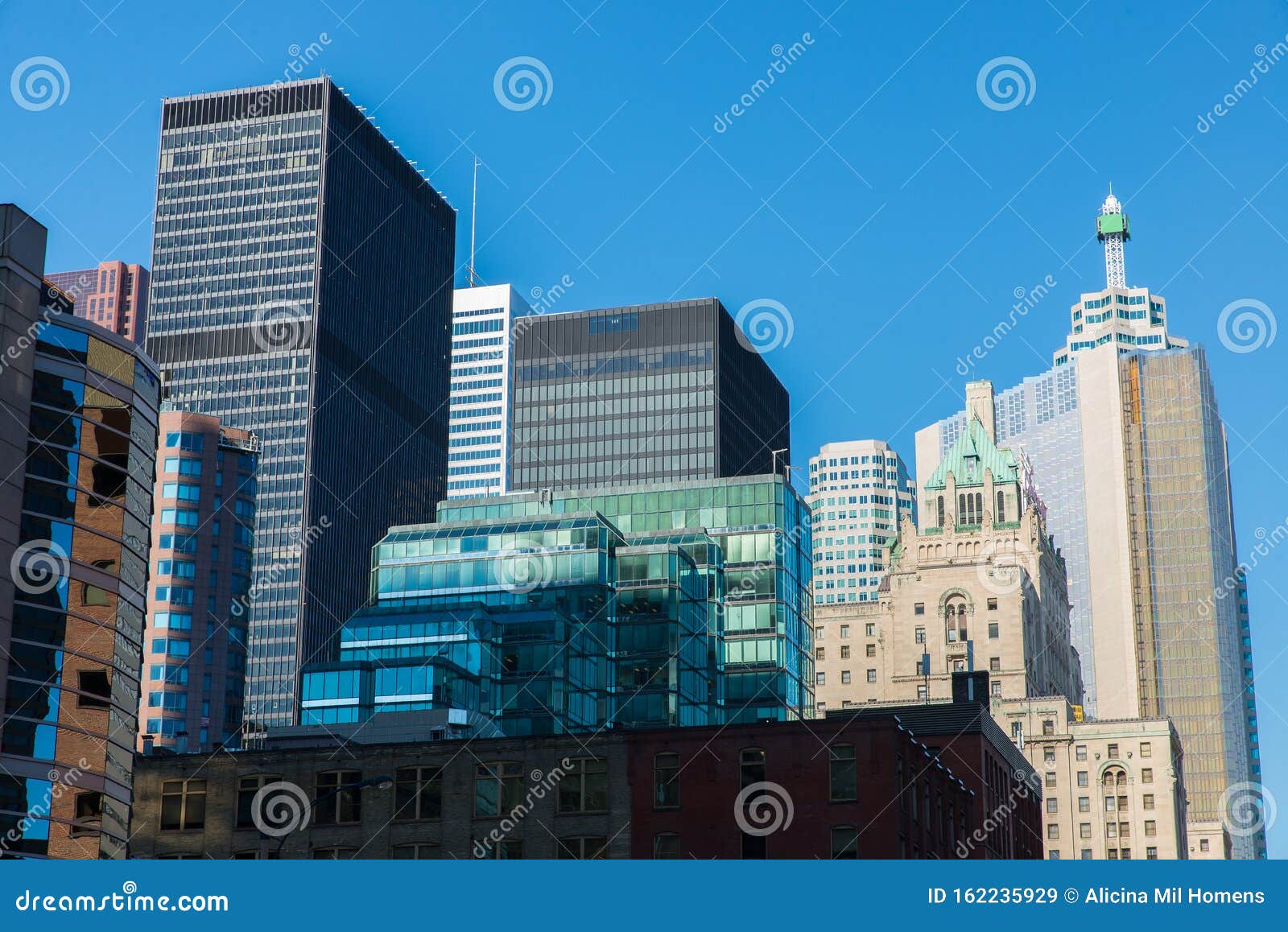 Large Modern Buildings in Canada Stock Image - Image of skyscraper ...