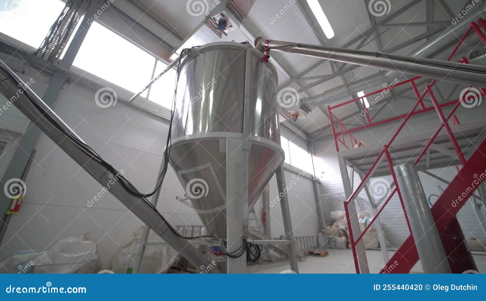 A Large Modern Factory with the Latest Technologies for the Production ...