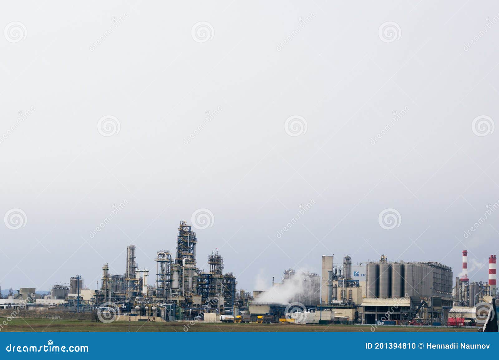 Large Modern Factory Outside in the Afternoon Editorial Image - Image ...