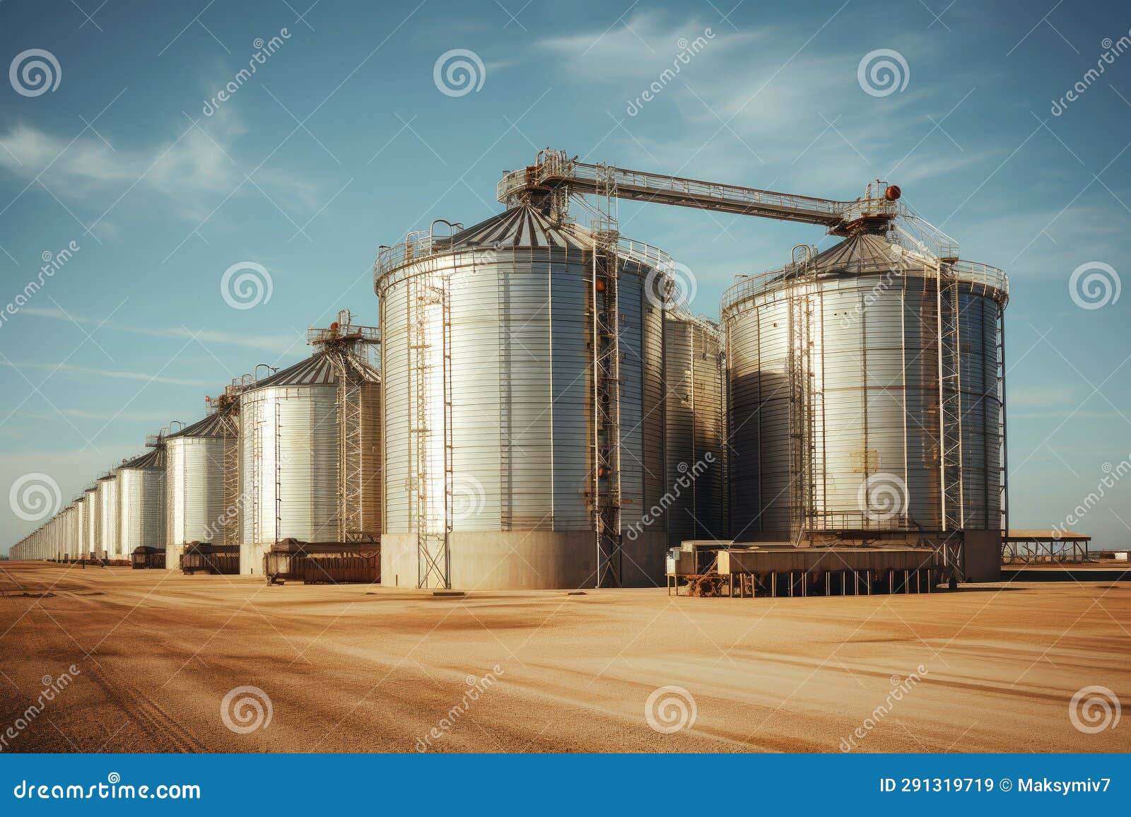 A Large Modern Plant for the Storage and Processing of Grain Crops ...