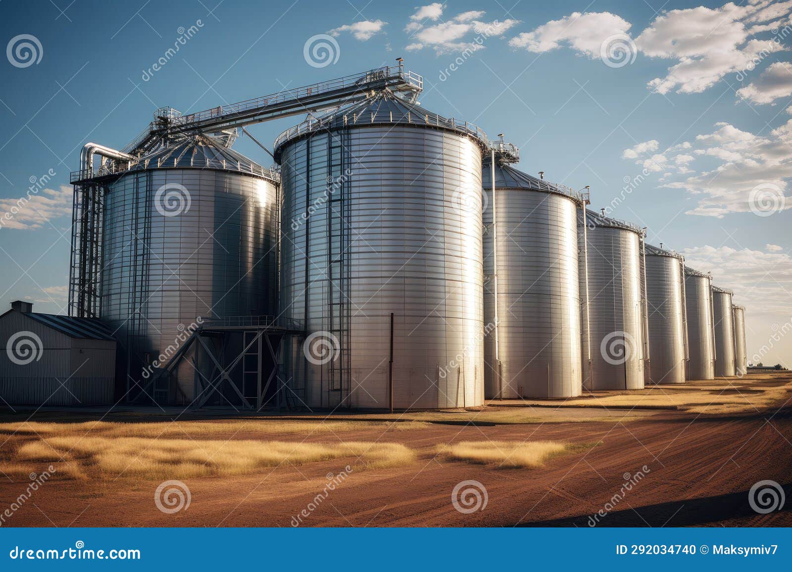 A Large Modern Plant for the Storage and Processing of Grain Crops ...