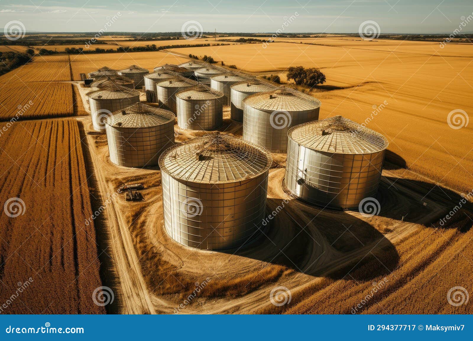 A Large Modern Plant for the Storage and Processing of Grain Crops ...