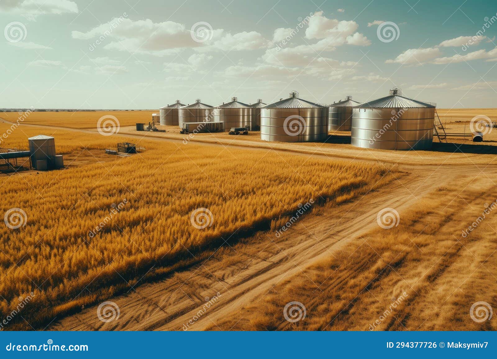 A Large Modern Plant for the Storage and Processing of Grain Crops ...
