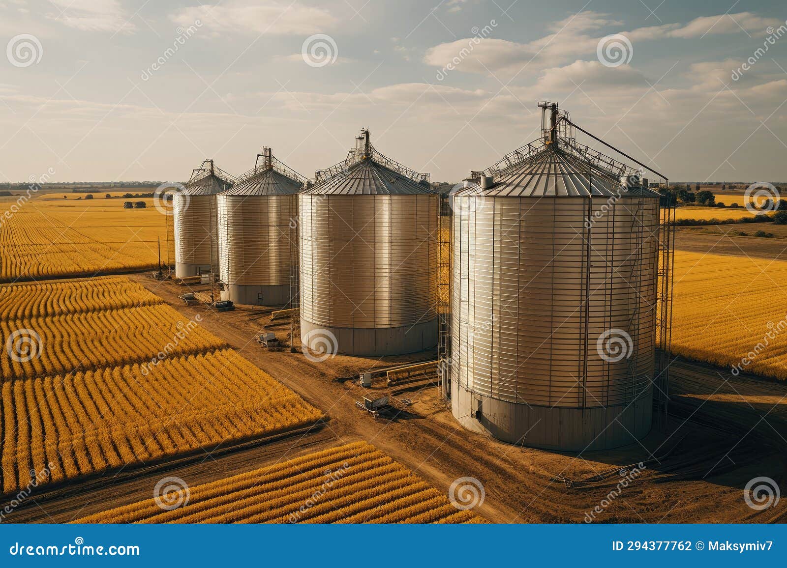 A Large Modern Plant for the Storage and Processing of Grain Crops ...