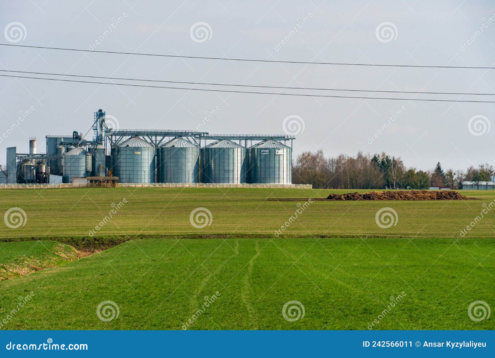 A Large Modern Plant for the Storage and Processing of Grain Crops ...