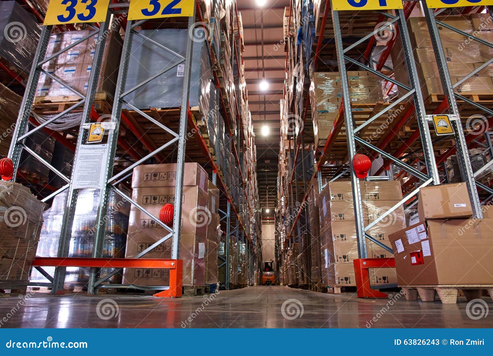Large Modern Warehouse Logistics Center Editorial Stock Photo - Image ...