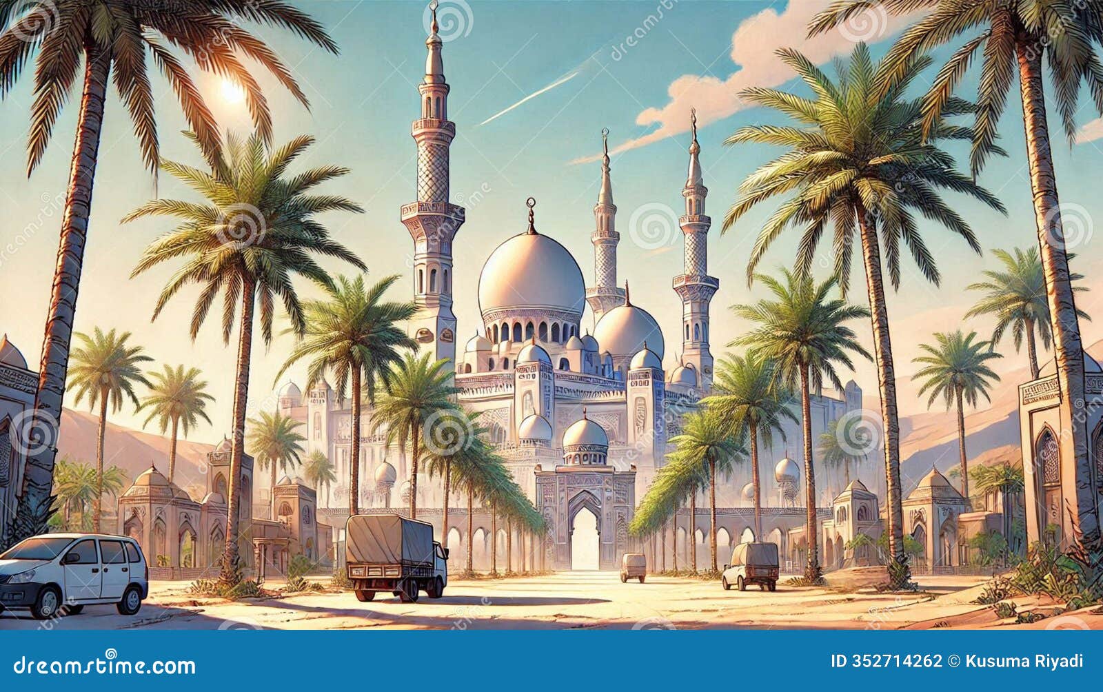 Gate Palm And Greenery Royalty-Free Stock Photo | CartoonDealer.com ...