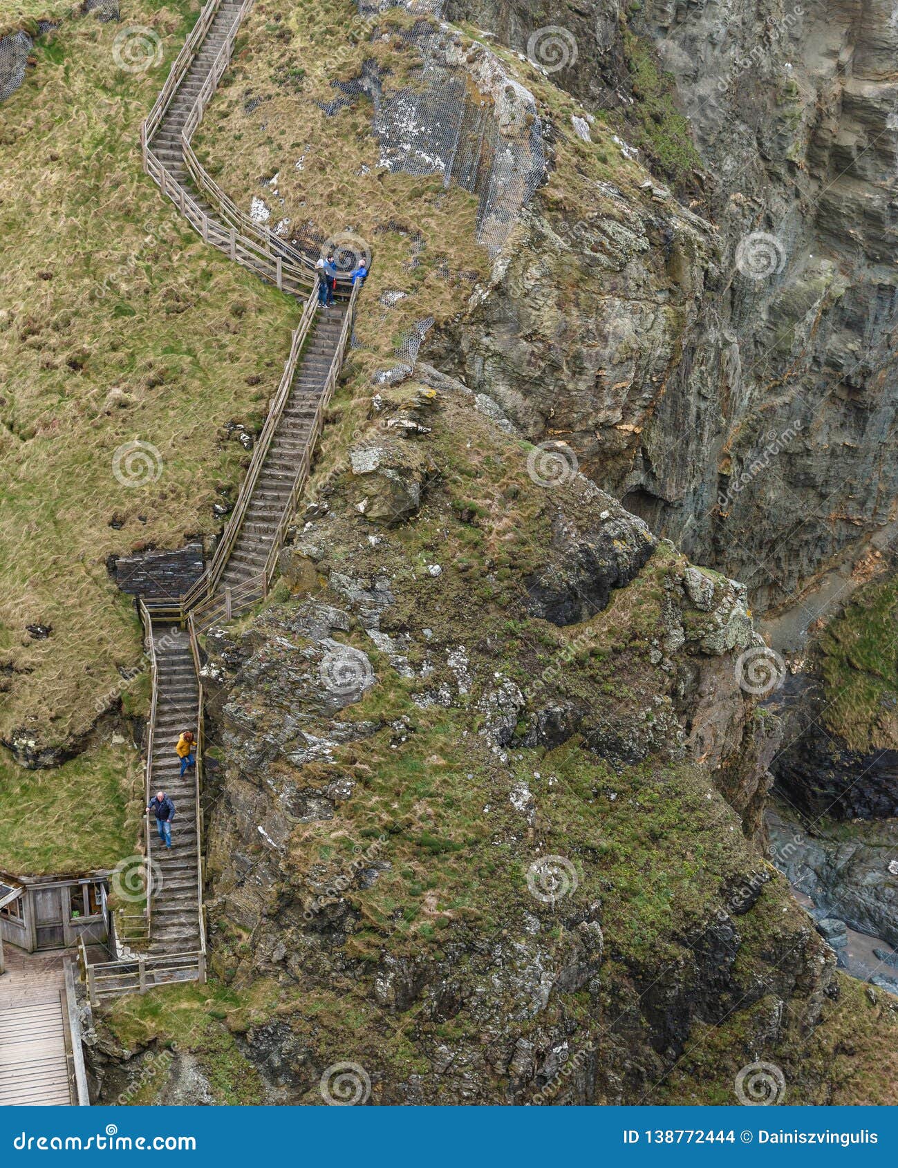 A Large Mountain with Steep Cliffs Stock Photo - Image of mountain ...
