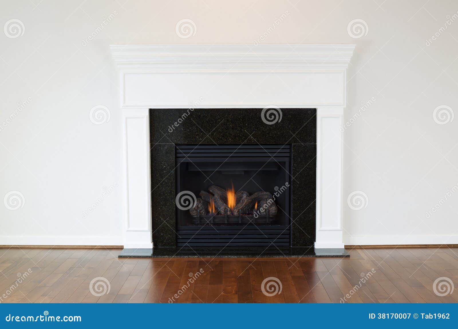 Large Natural Gas Fireplace Stock Image - Image of marbel, home: 38170007