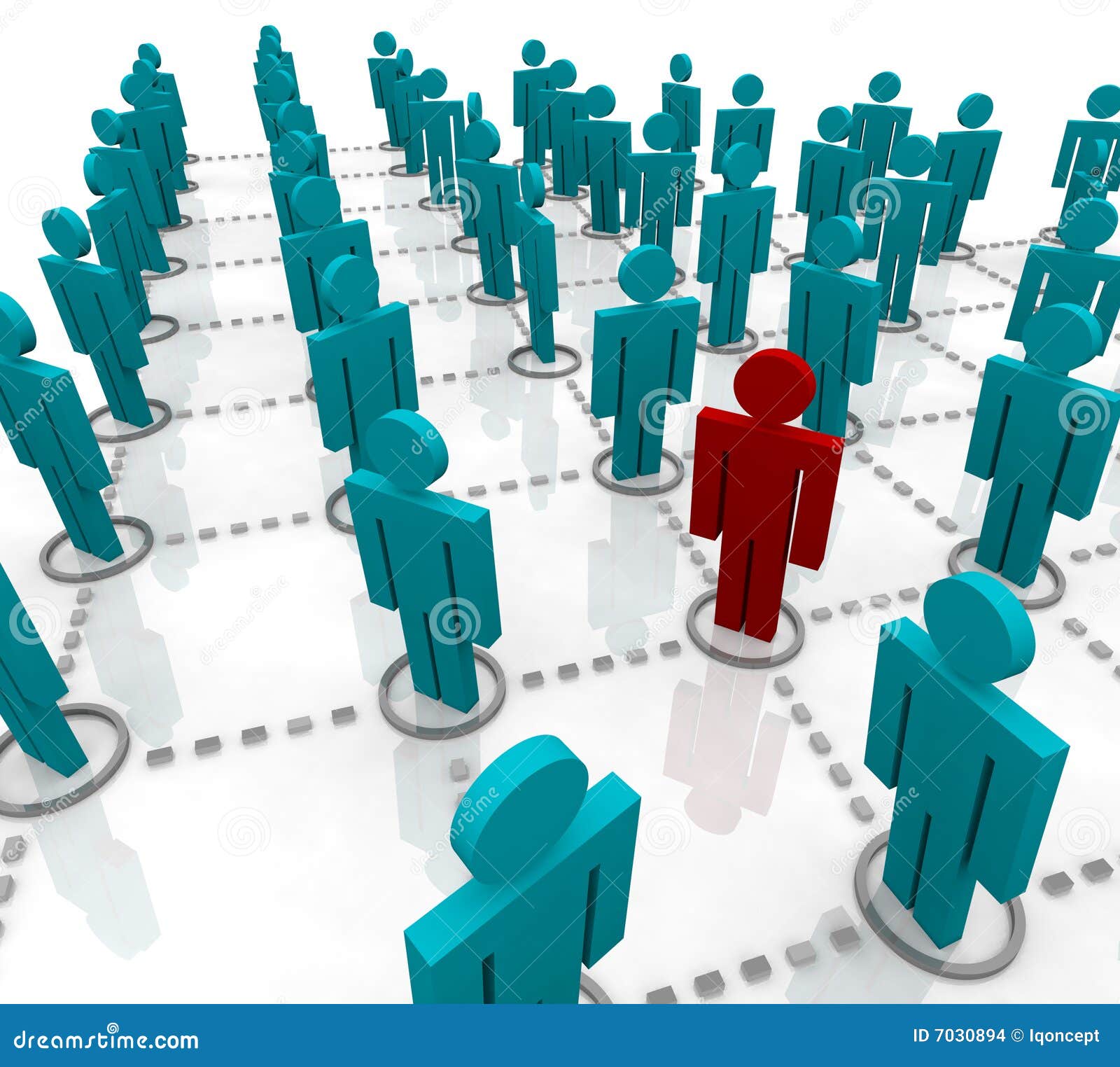 Large Network of People stock illustration. Illustration of individual ...