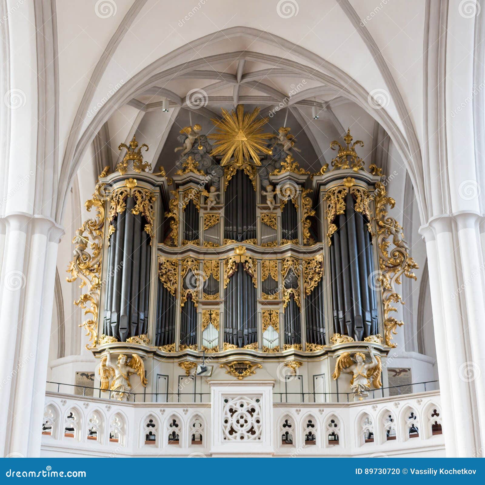 A Large Nineteenth Century Pipe Organ Located in an Old Methodist ...