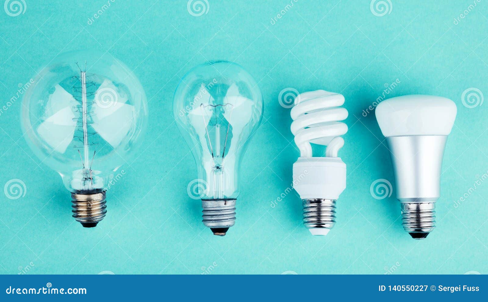 Large Number of Bulbs on a Green Background Stock Image - Image of glow ...