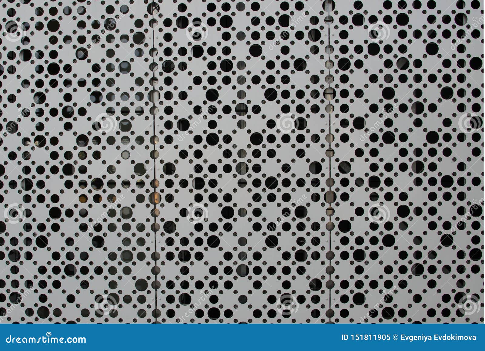 A Large Number of Holes on a Sheet of Metal Stock Image - Image of ...