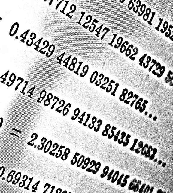 Large Number of Mathematical Formulas on White Background HDR Stock ...