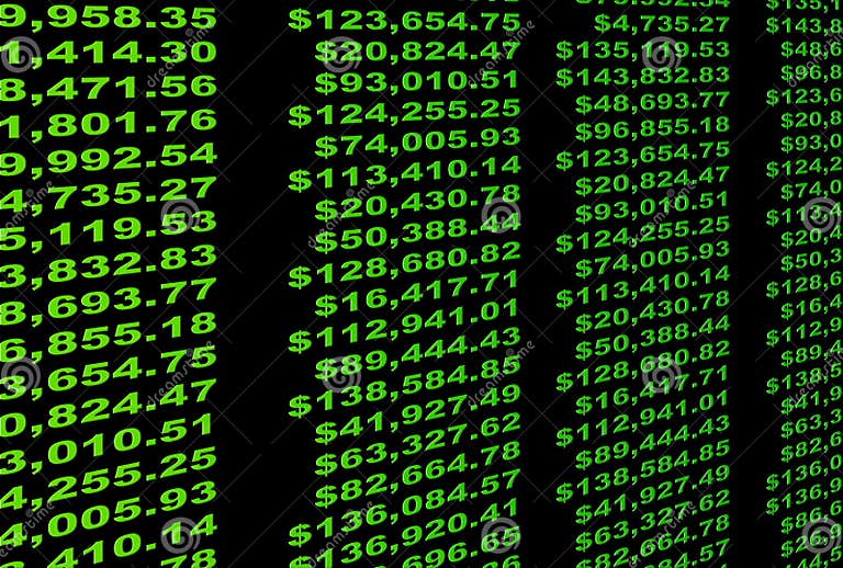 Large numbers 2 stock illustration. Illustration of accounting - 717648