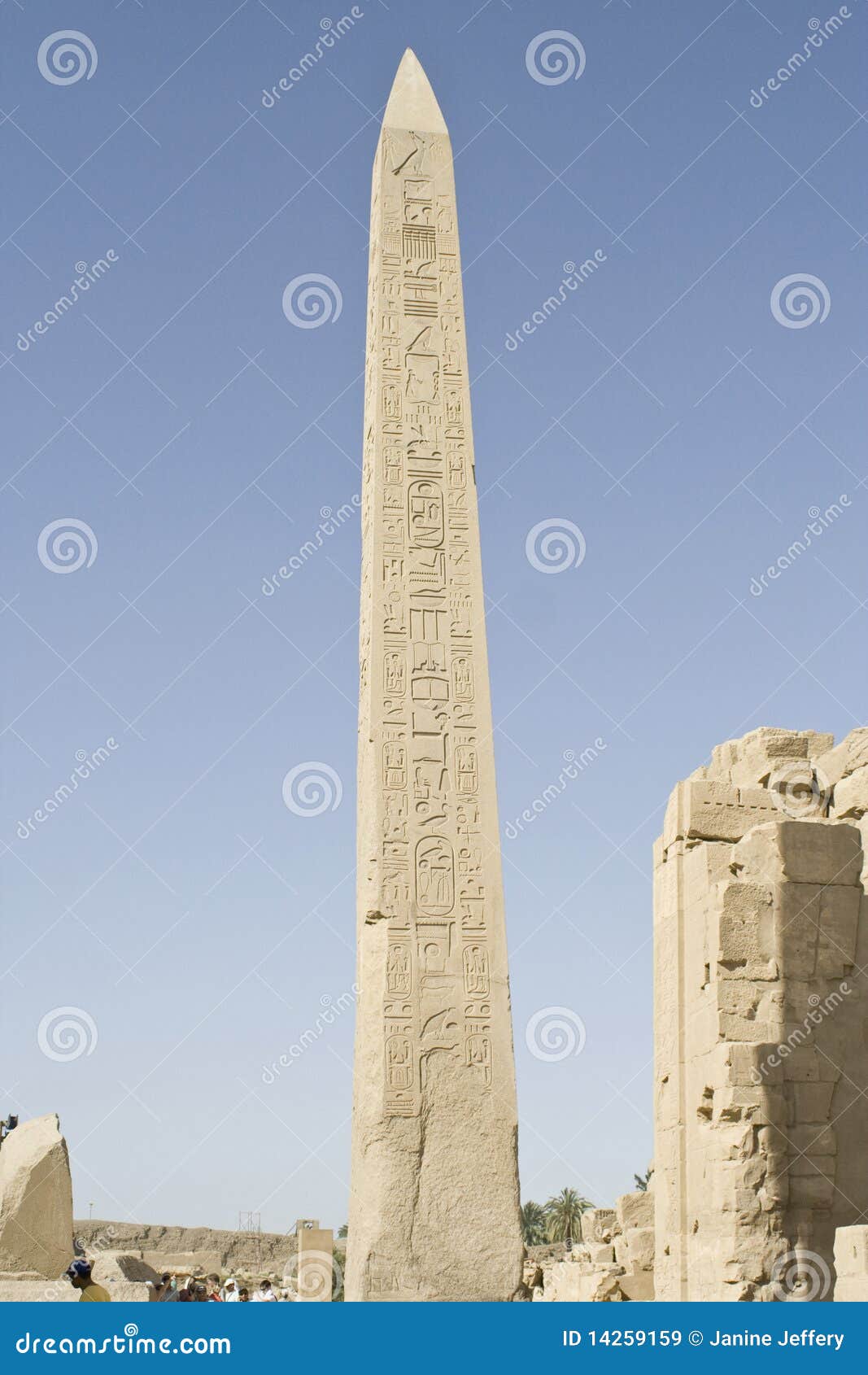 Large Obelisk stock image. Image of archeology, egypt - 14259159