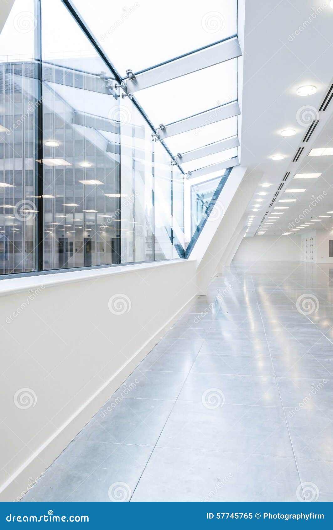 Large office windows stock image. Image of business, floor - 57745765