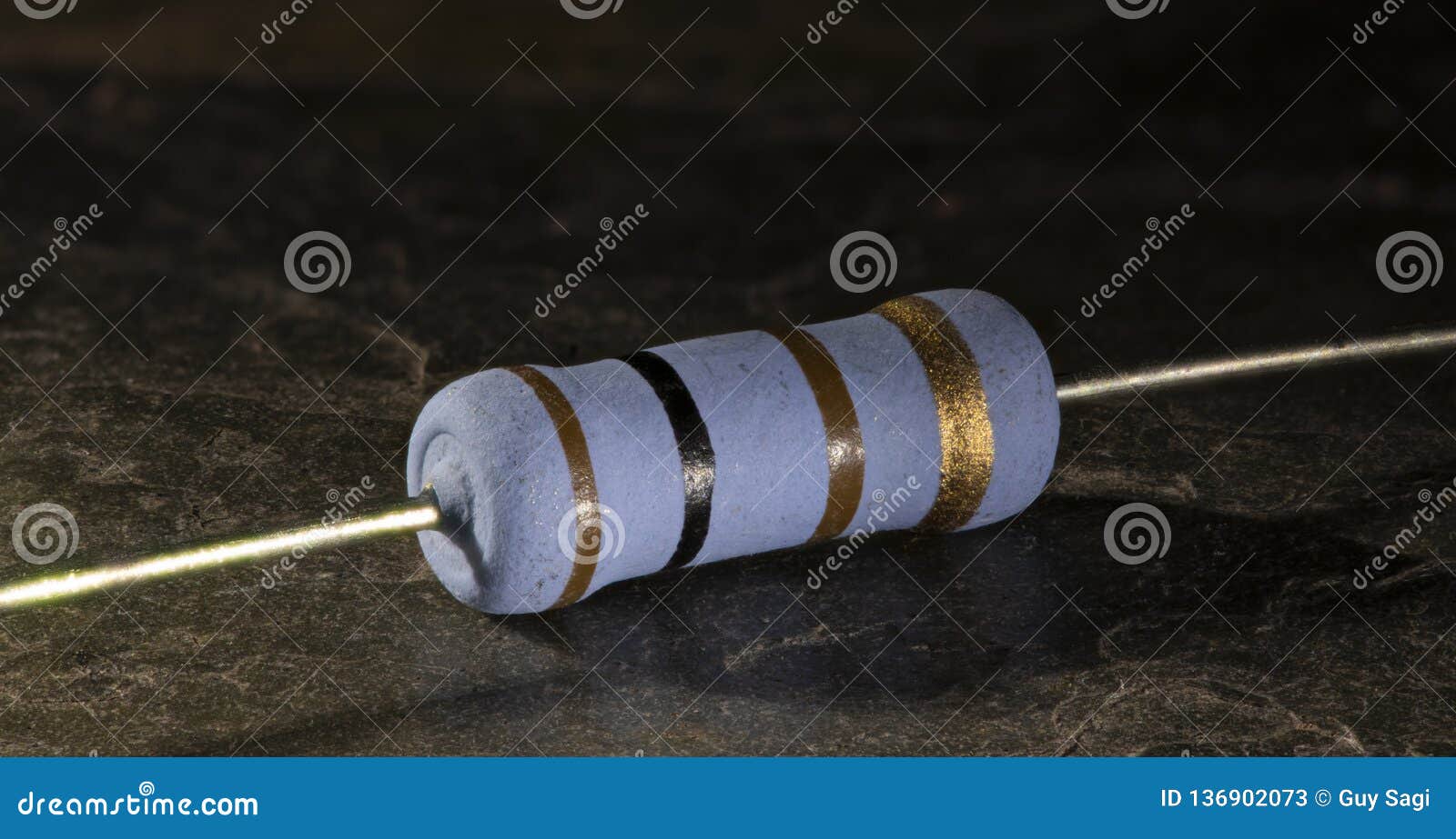 Large 100 ohm resistor stock image. Image of circuit - 136902073