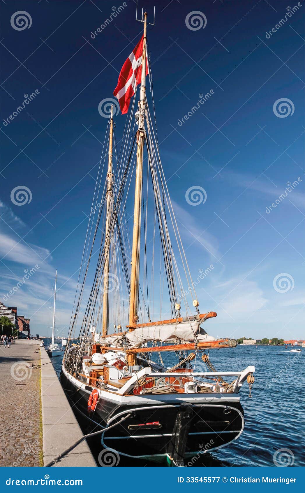 Large, old sailing ship stock image. Image of historic - 33545577