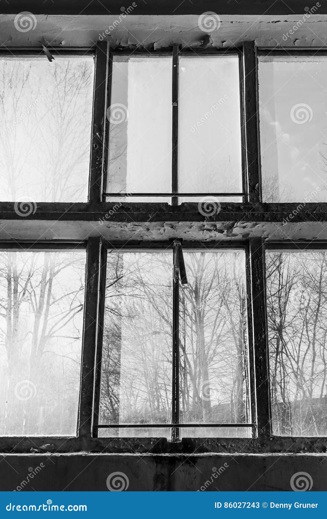 Large old windows stock image. Image of crumbling, black - 86027243
