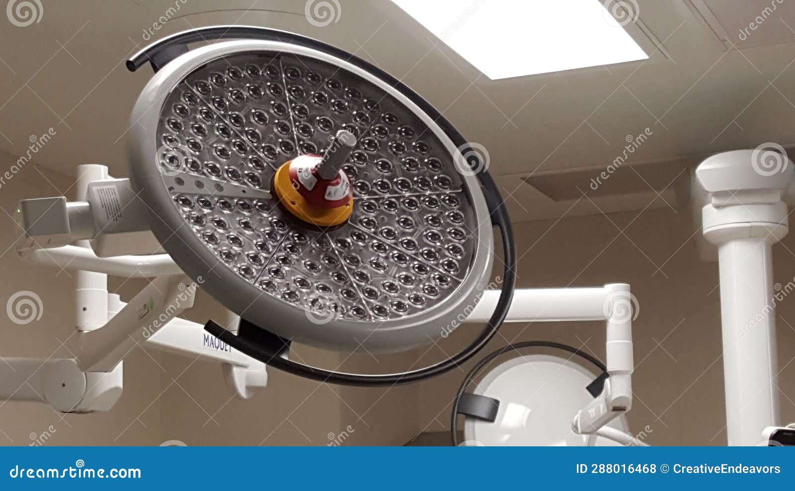 Large Operating Room Light in Hospital Trauma ER Room Stock Photo ...