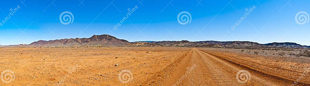 Large Outback Panorama with Clear Sky Stock Photo - Image of earth ...